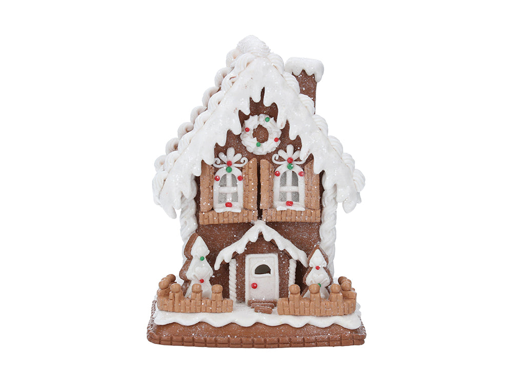 Gingerbread House with Lights – indigo-living-limited