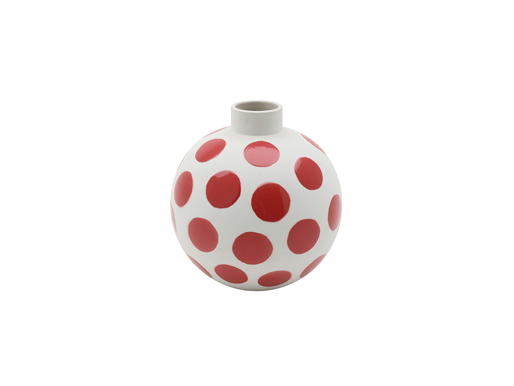 Polka Dots Vase, Red – indigo-living-limited
